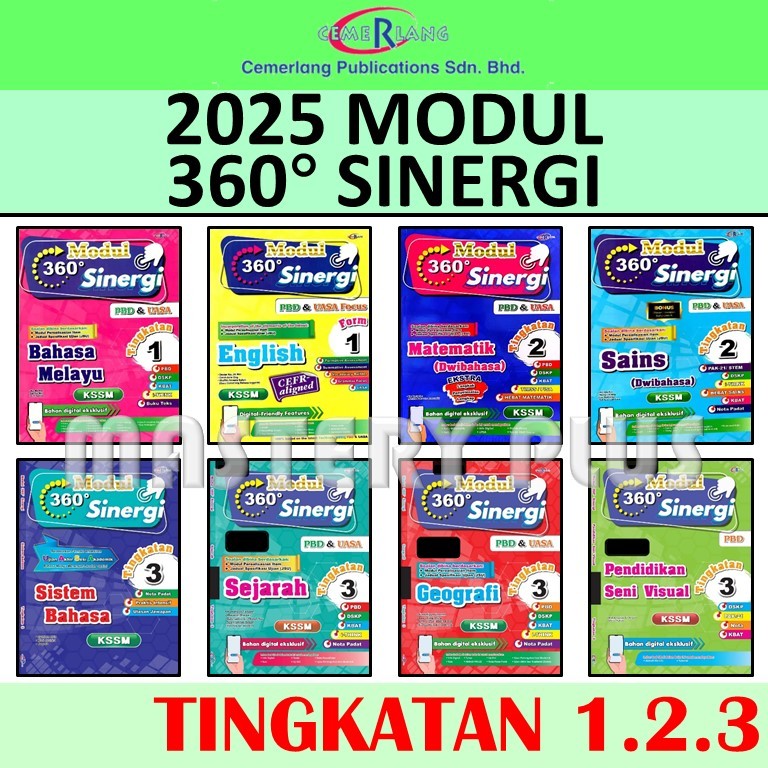 MODUL 360 SINERGI TINGKATAN 1 2 3 PBD & UASA | KSSM 2025 - CEMERLANG ...