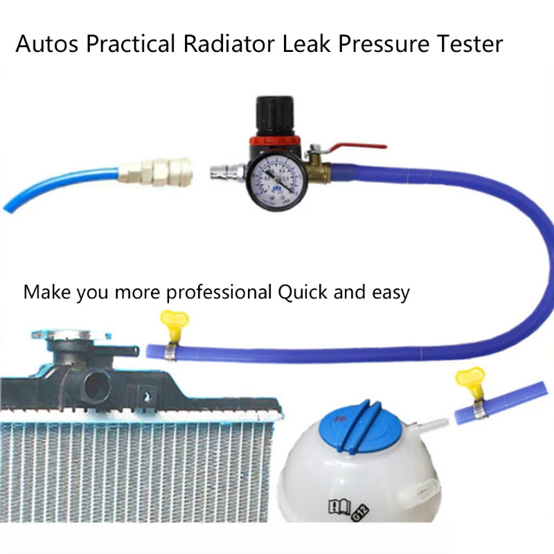 Universal Car Coolant Water Tank Leakage Detector Radiator Tester Gauge ...