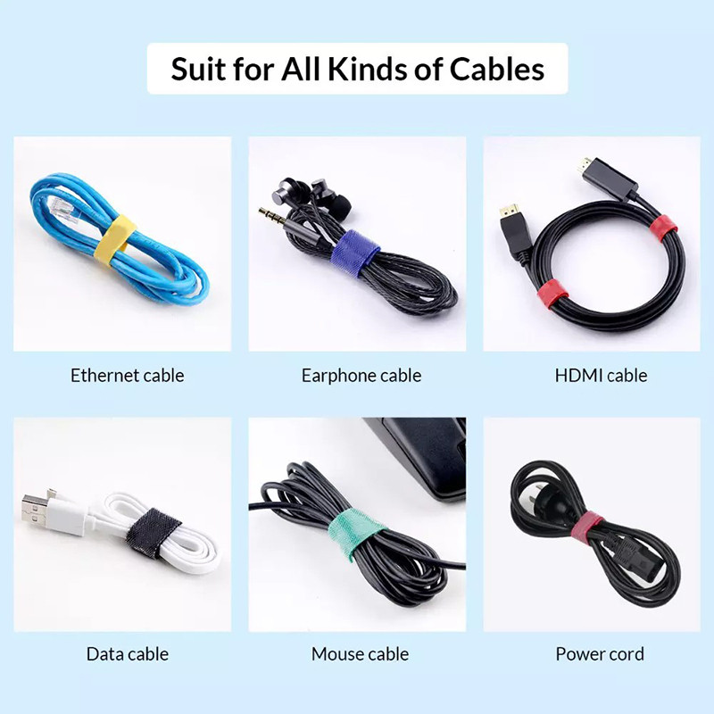 【Fast Delivery】3M Cable Management Wire Reusable Cable Winder Cord ...