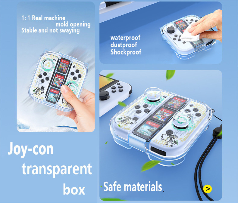 for Nintendo Switch/OLED Joycon Storage Case Portable Box with hanger ...