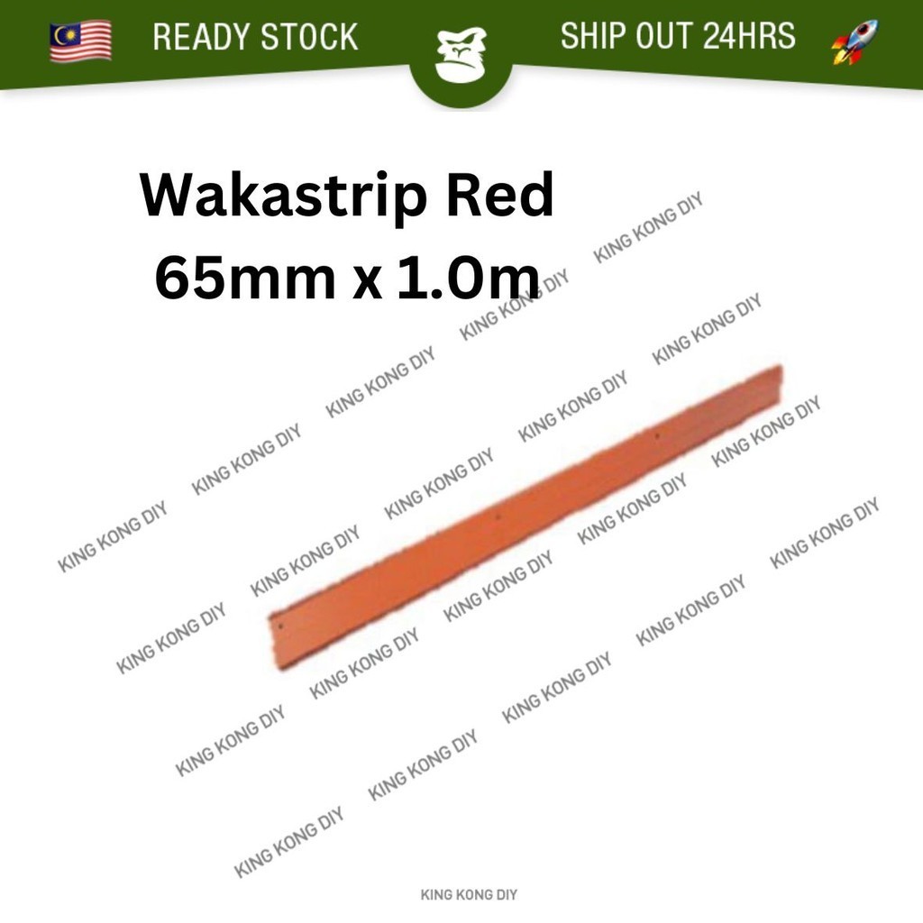 MONIER WAKASTRIP 65mm X 1.0M for wall flashing besi tepi dinding ...