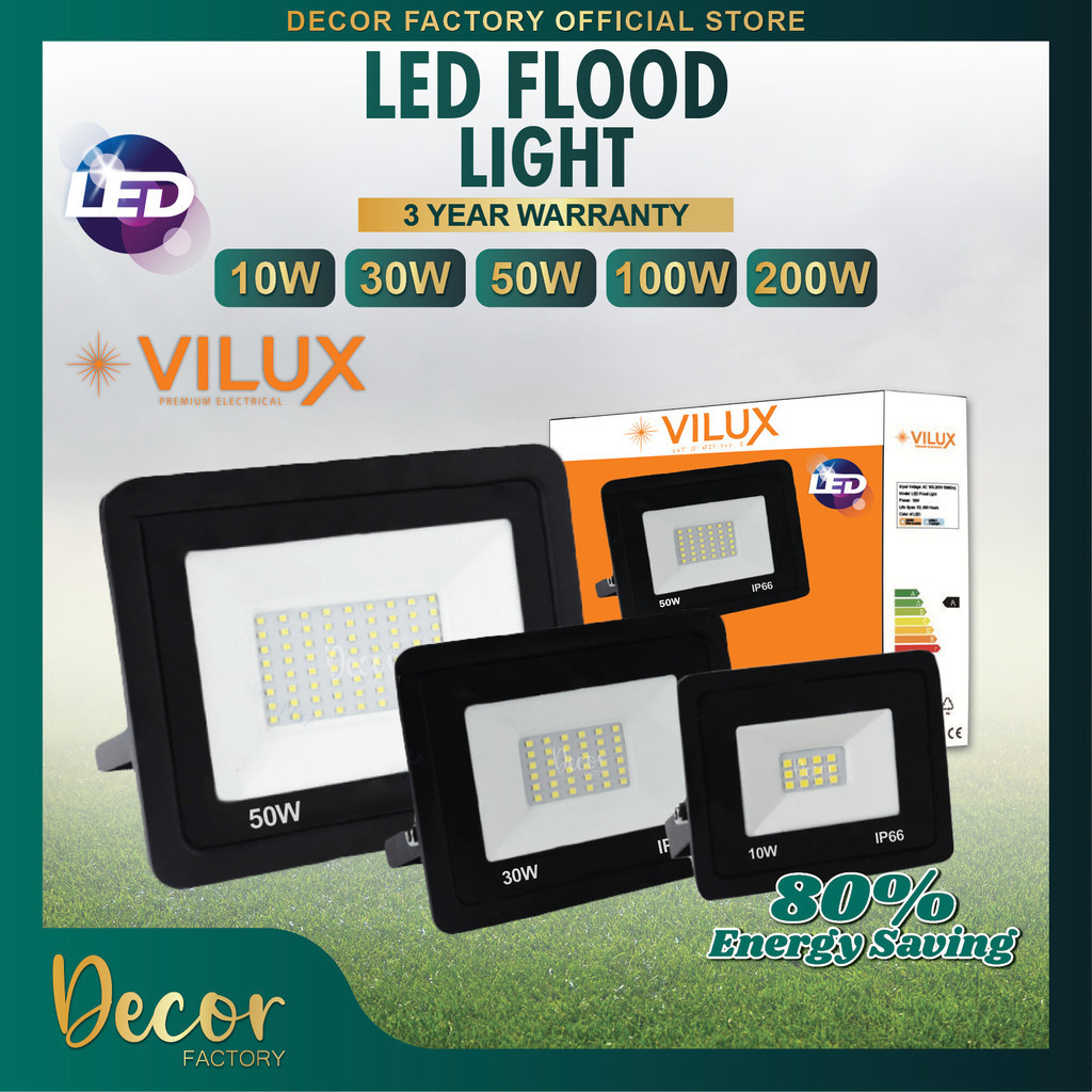 [NEW] LED Flood Light 10W 30W 50W 100W 200W LED Outdoor Floodlight Spotlight Lamp IP66 ...