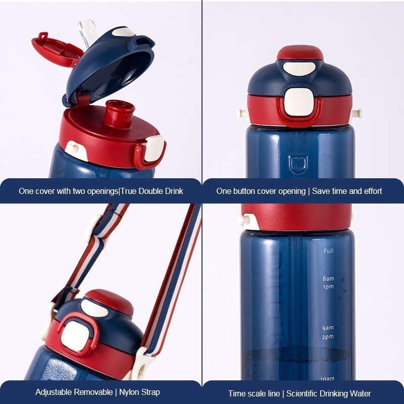 Diller Kid Sport Multifunction BPA free Tritan Straw/Direct Drink Water ...