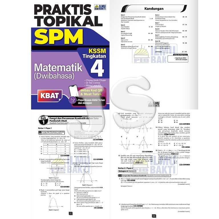 PRAKTIS TOPIKAL SPM TINGKATAN 4 KSSM 2024 & PRAKTIS TOPIKAL SPM TINGKATAN 5 KSSM/KBAT - PENERBIT ...