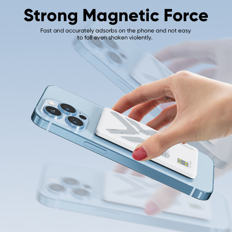 GOOJODOQ Pengecas Bank Kuasa Wayarles Magnet Mudah Alih | Shopee Malaysia