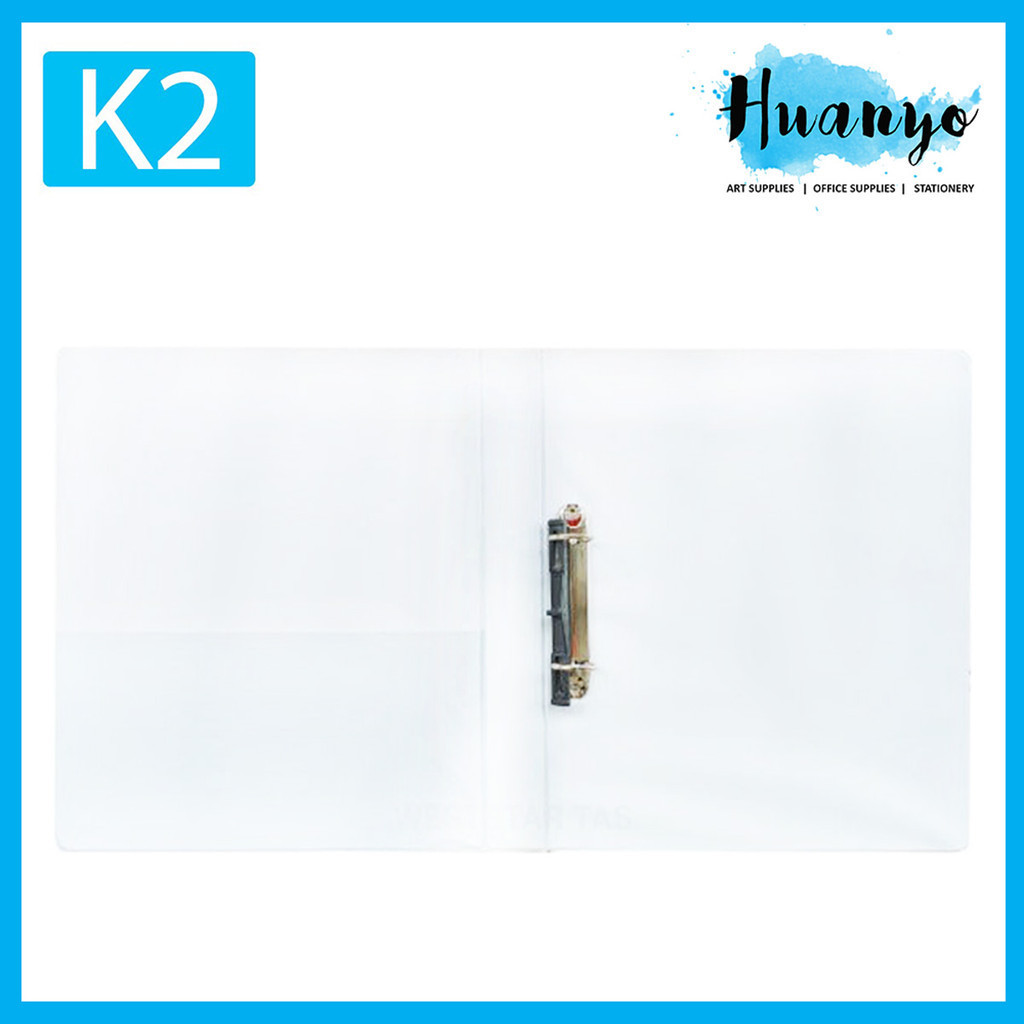 K2 2D / 2Q PVC White Ring File A4 / Fail Putih (25/40/50/65/80MM ...