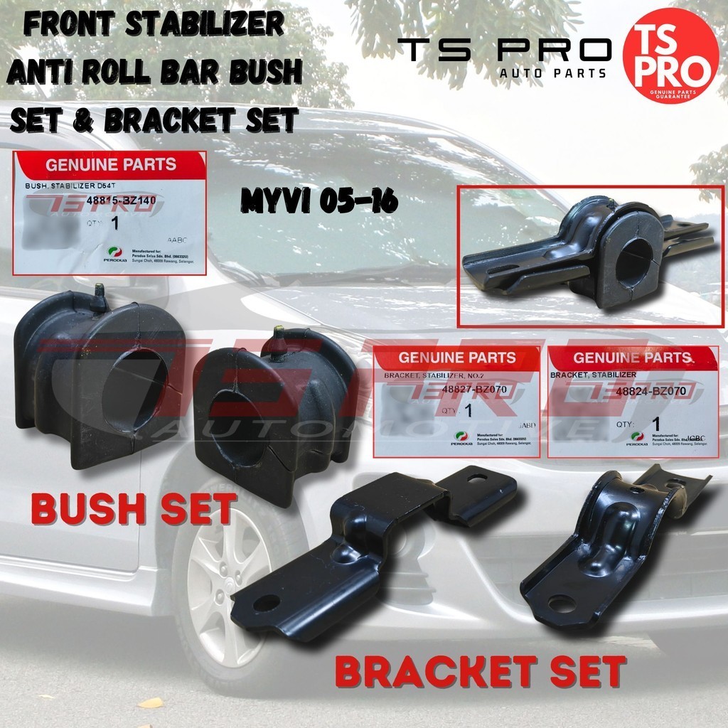 Perodua Myvi 05-16 Genuine Front Stabilizer Anti Roll Bar Bush 48815 ...