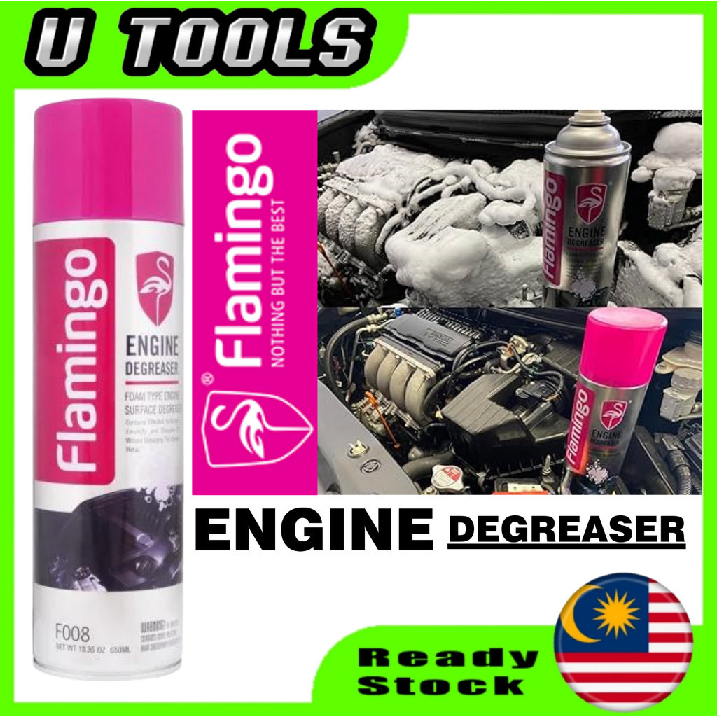 FLAMINGO Engine Degreaser Chemical Car Wash Bike Treatment Carcare Tyre ...
