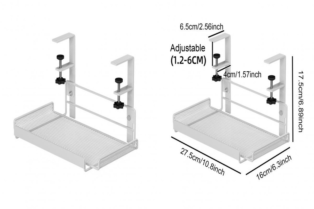 YUH- Wifi Router Storage Rack Adjustable Under-desk Cable Management ...
