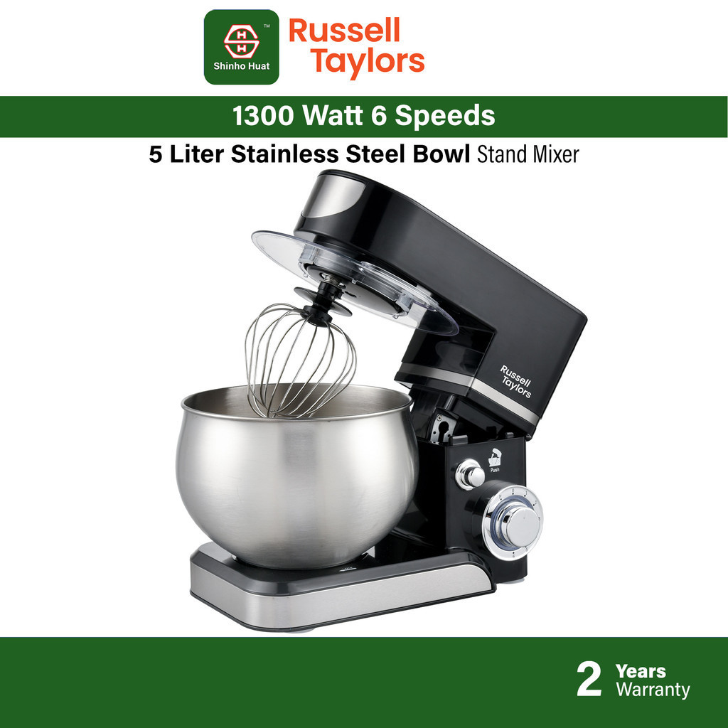Russell Taylors 5 Liter 6 Speed 1300 Watt Stand Mixer S3 | Shopee Malaysia