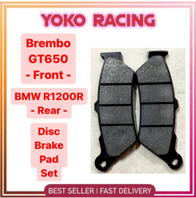 Brembo GT650 GT 650 ( Front / Depan ) / BMW R1200R ( Rear / Belakang ...