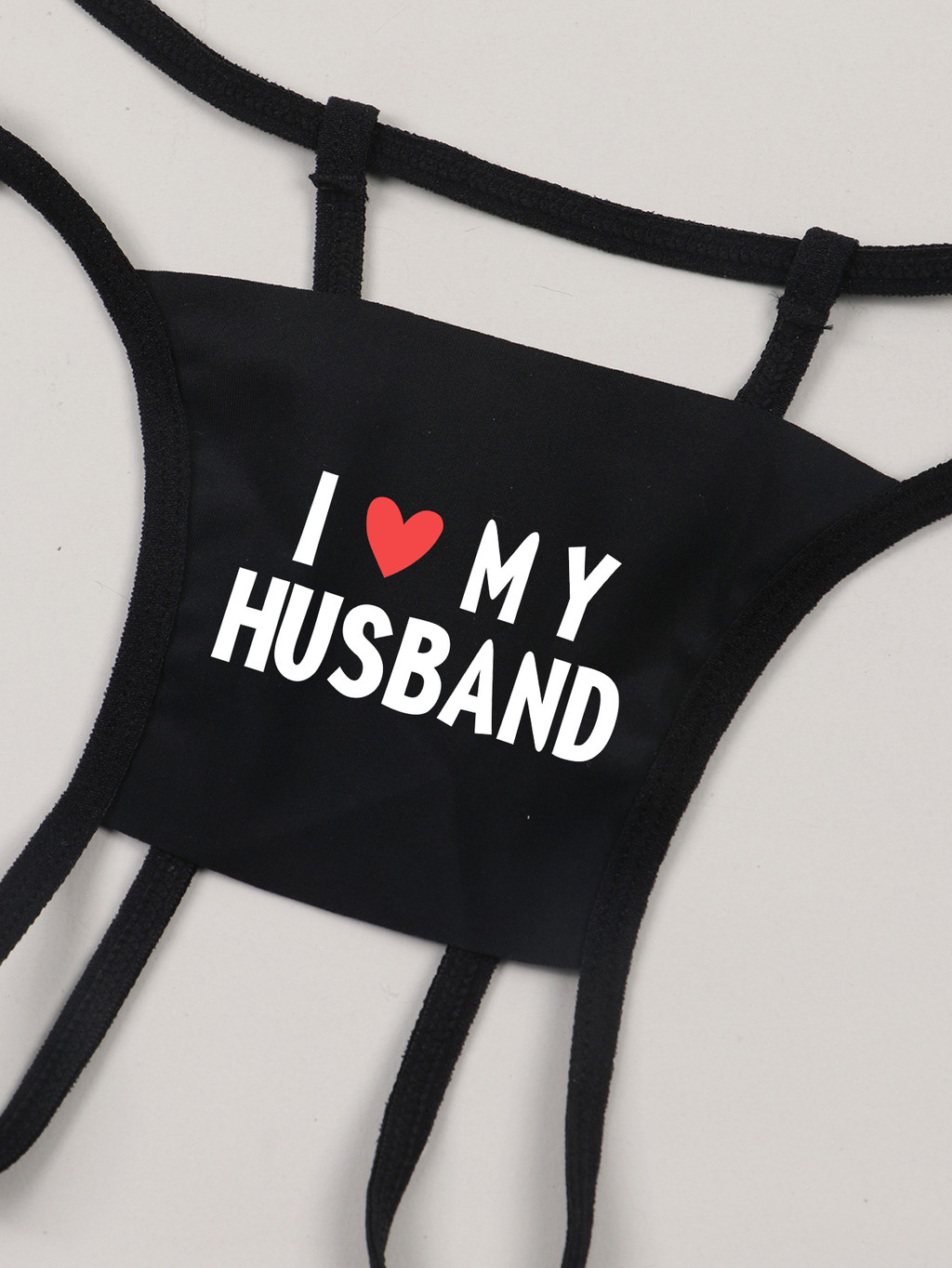 Sexy Letter Printed Open Crotch Thong Women's Low Rise Panties N349+R176 | Shopee Malaysia