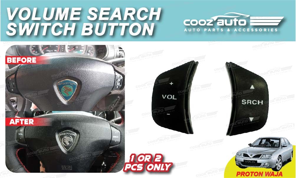 Car Steering Wheel Button Proton Waja Suis Pembesar Suara Accessories ...