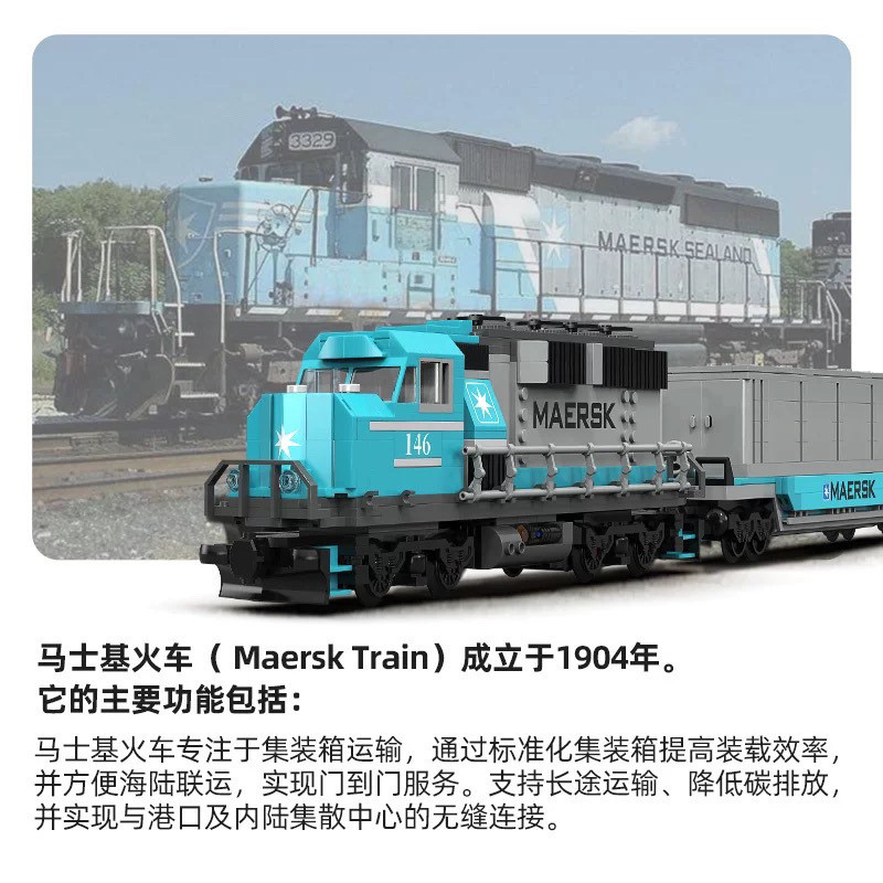 【Ready Stock】 city train toys sluban train track duplo wooden train set ...