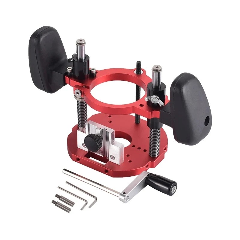 Aluminium Router Table Insert Plate Router Lift for 65mm Diameter ...