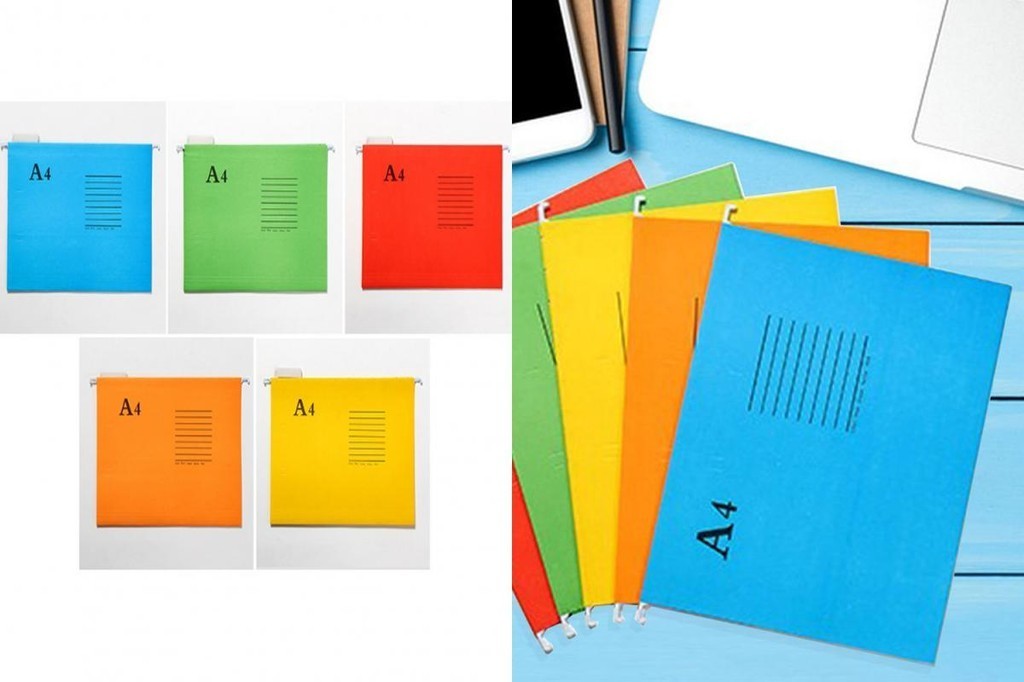 (New) Premium Quality File Folder Colorful Hanging File Folders with ...