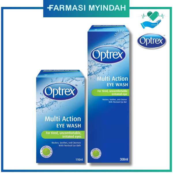 Optrex Multi Action Eye Wash (110ml/ 300ml) | Shopee Malaysia