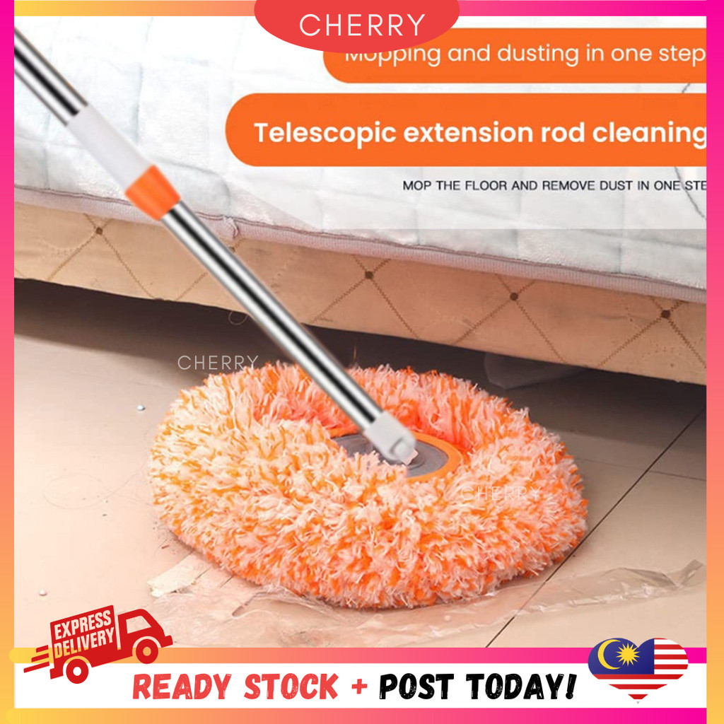 🍒CHERRY🍒 Sunflower Mop Mop Lantai Mop Lantai Viral Dust Mop Microfiber ...