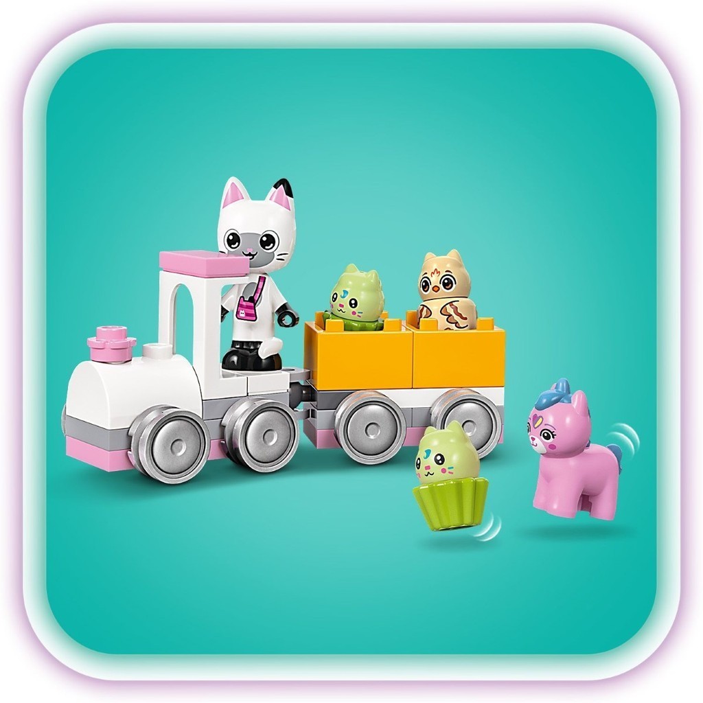 LEGO 10796 Gabby's Dollhuse Gabby's Kitty Care Ear Building Toy Set ...