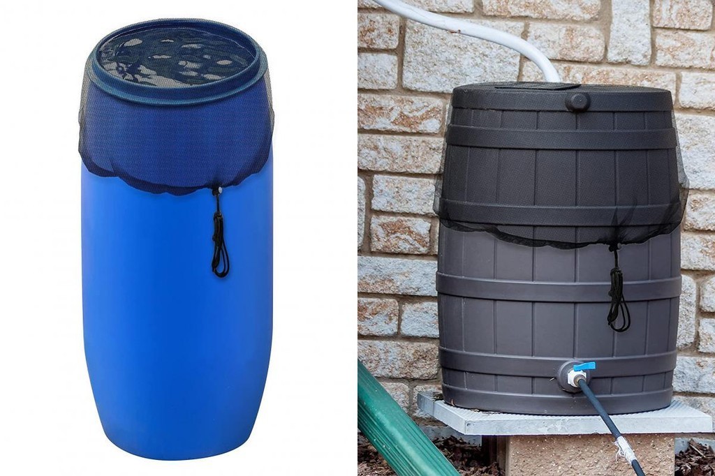 Rain Barrel Screen Rain Barrel Filter Outdoor Barrel Mesh Cover ...