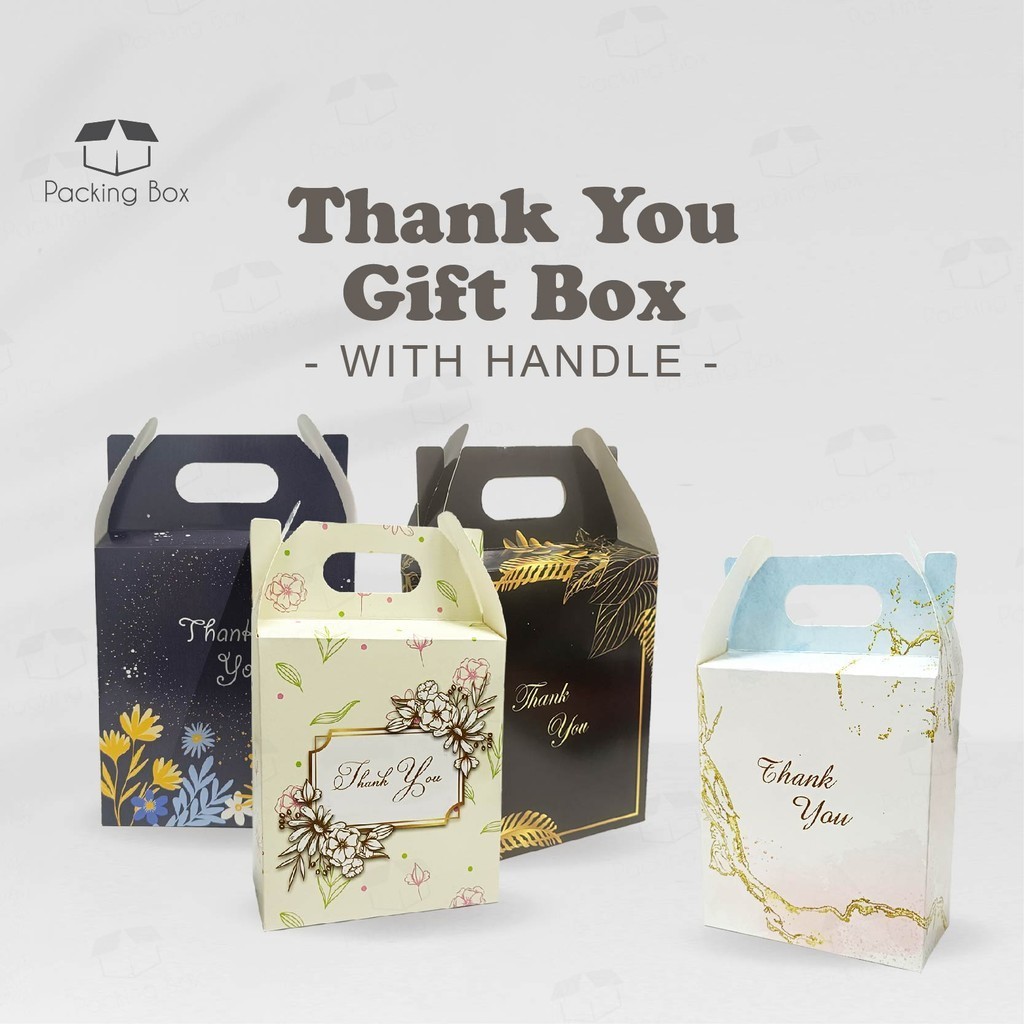 PKB 50pcs PROMOSI Thank You Wedding Box, Doorgift Box, Kotak Kahwin ...