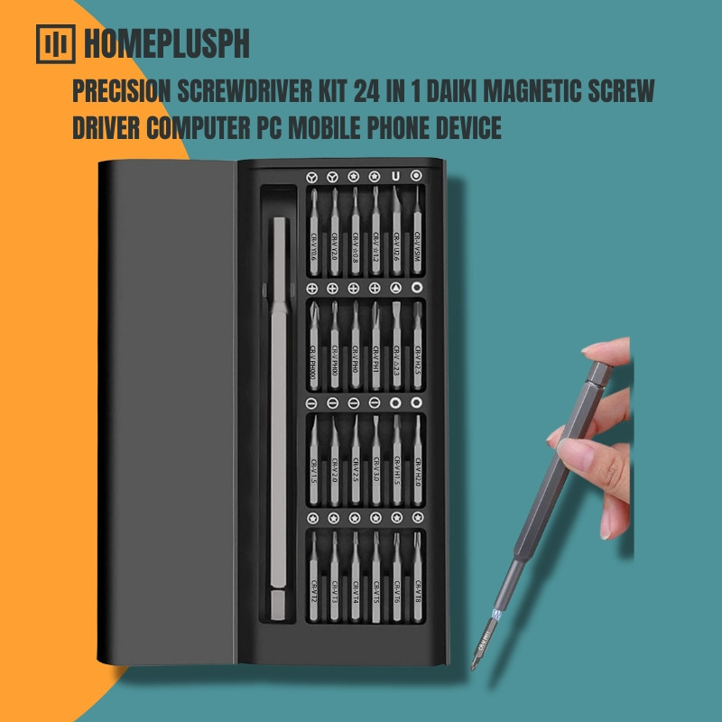 Precision Screwdriver Kit 24 in 1 Daiki Magnetic Screw Driver Computer ...