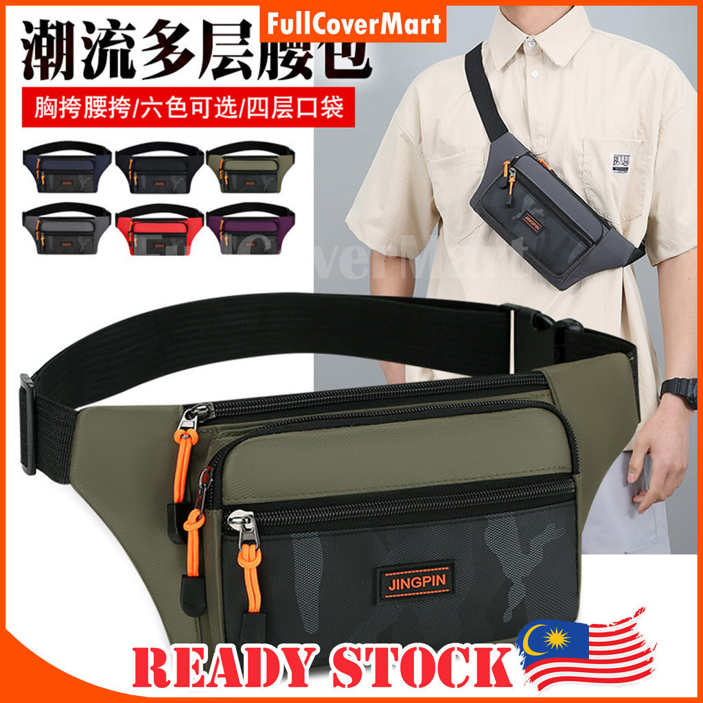 (BAG72) Sport Waist Bag Crossbody Bag Beg Pinggang Lelaki Bags | Shopee ...