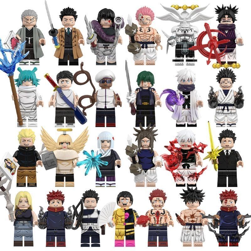 [READY STOCK] Lego-Compatible Jujutsu Kaisen: Sukuna & Toji Fushiguro ...