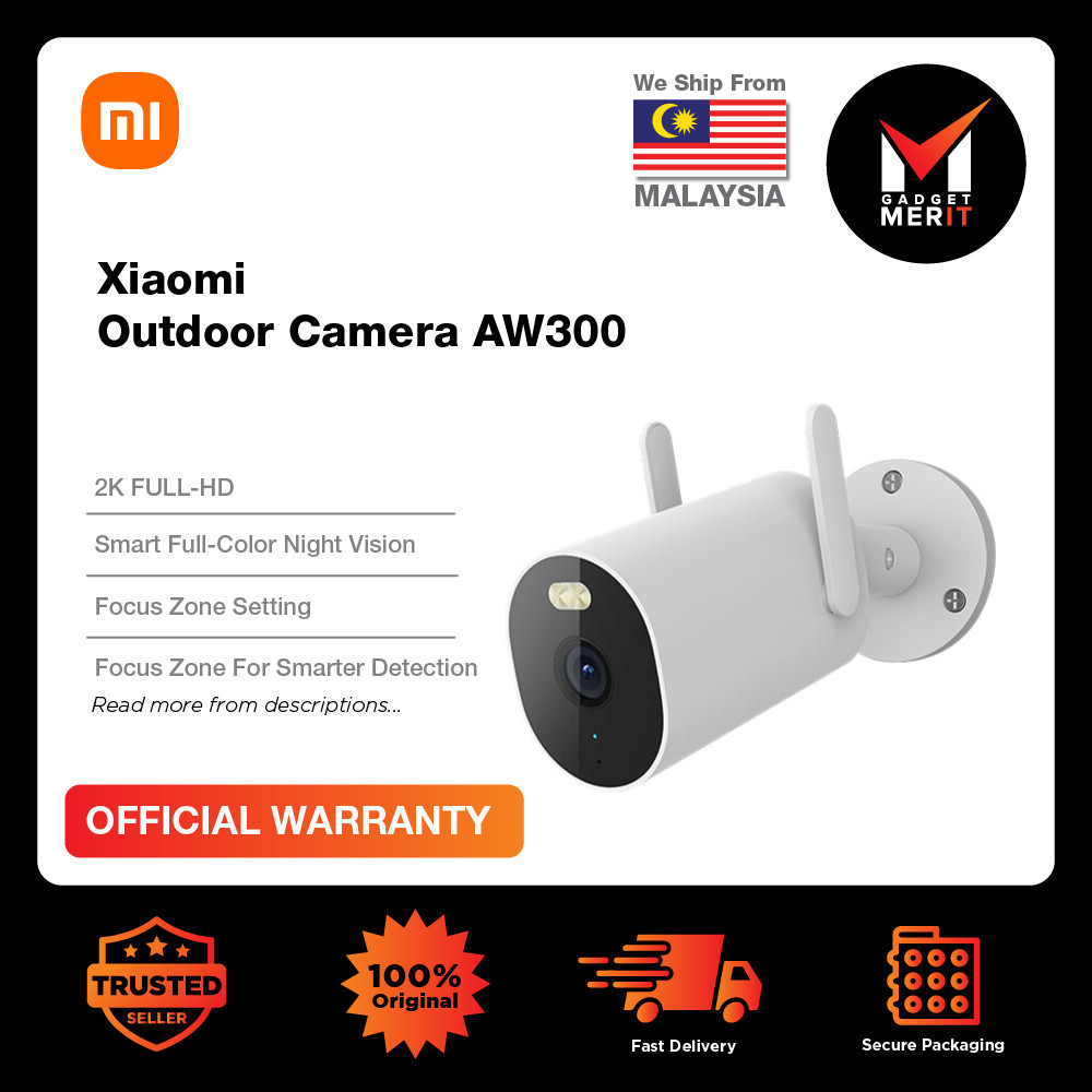 Xiaomi Outdoor Camera AW300 | 2K Full-HD | Smart Full-Color Night ...