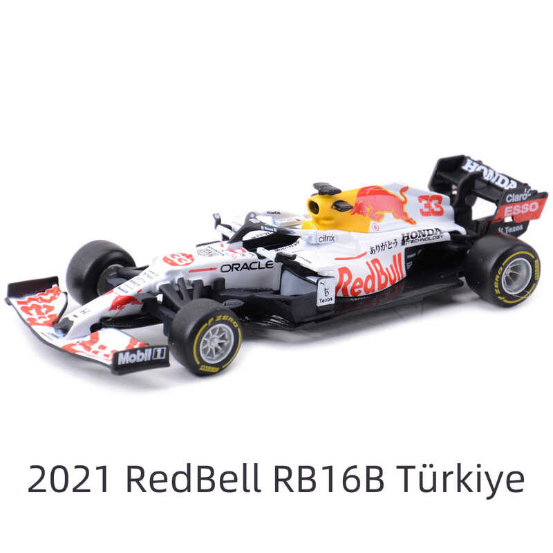Bburago 1:43 2021 Red Bull RB16B #33 Turkey F1 Formula Static Die Cast ...