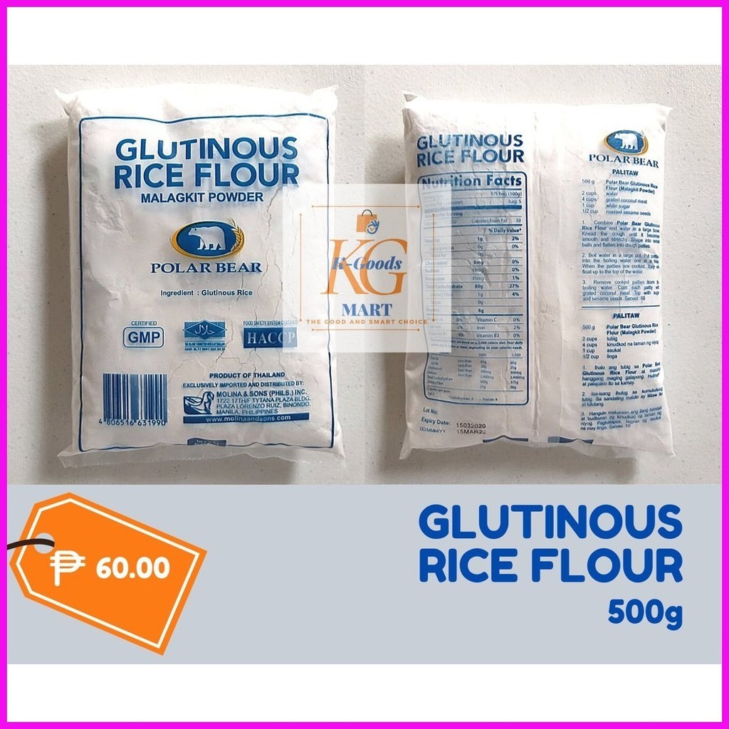 Glutinous Rice Flour - Polar Bear 500g | Shopee Malaysia