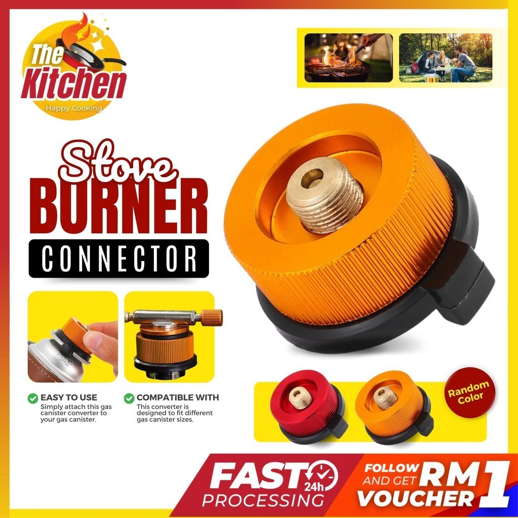 Gas Canister Adapter Connector for Butane Gas for Outdoor Camping Stove ...