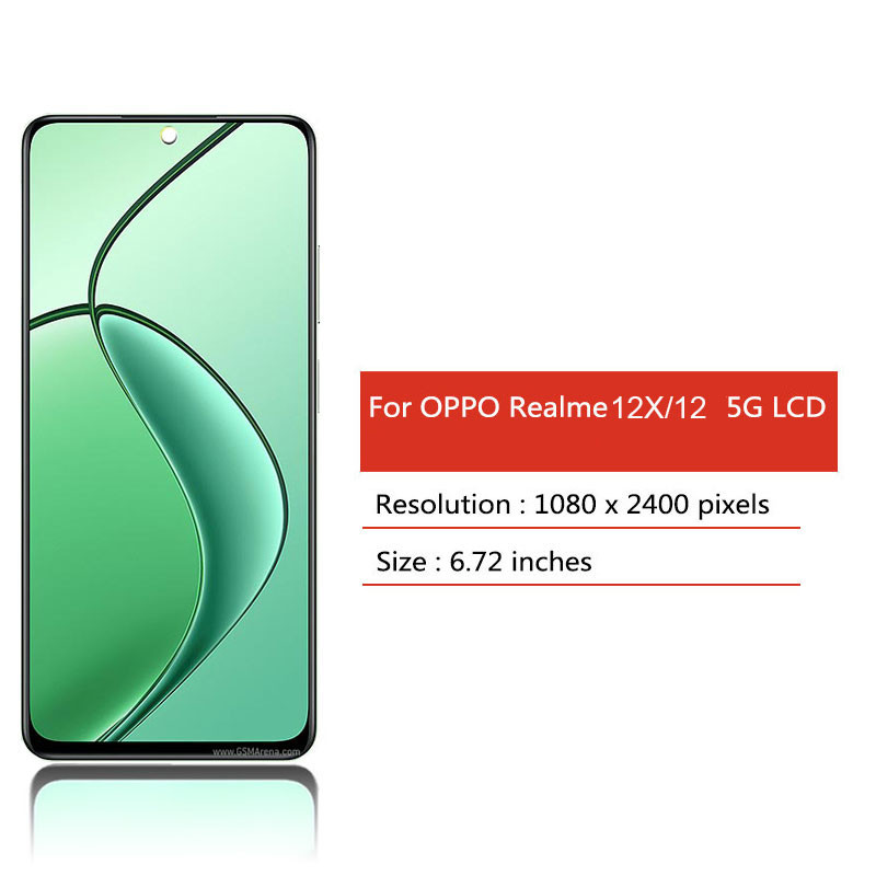 6.72'' New For OPPO Realme 12x 5G RMX3997 LCD Display Screen+Touch ...