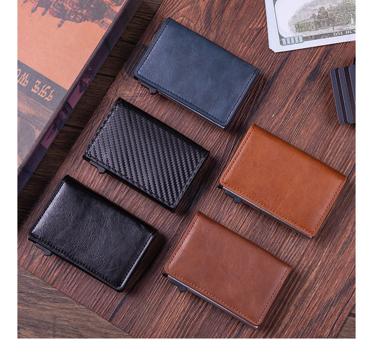 TC BW-126 Magnet Closure Leather With Premium Side Push Pop Up Card ...
