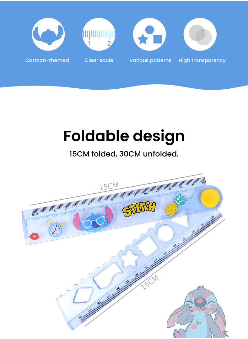 Disney Rotating Folding Ruler 30CM | Shopee Malaysia