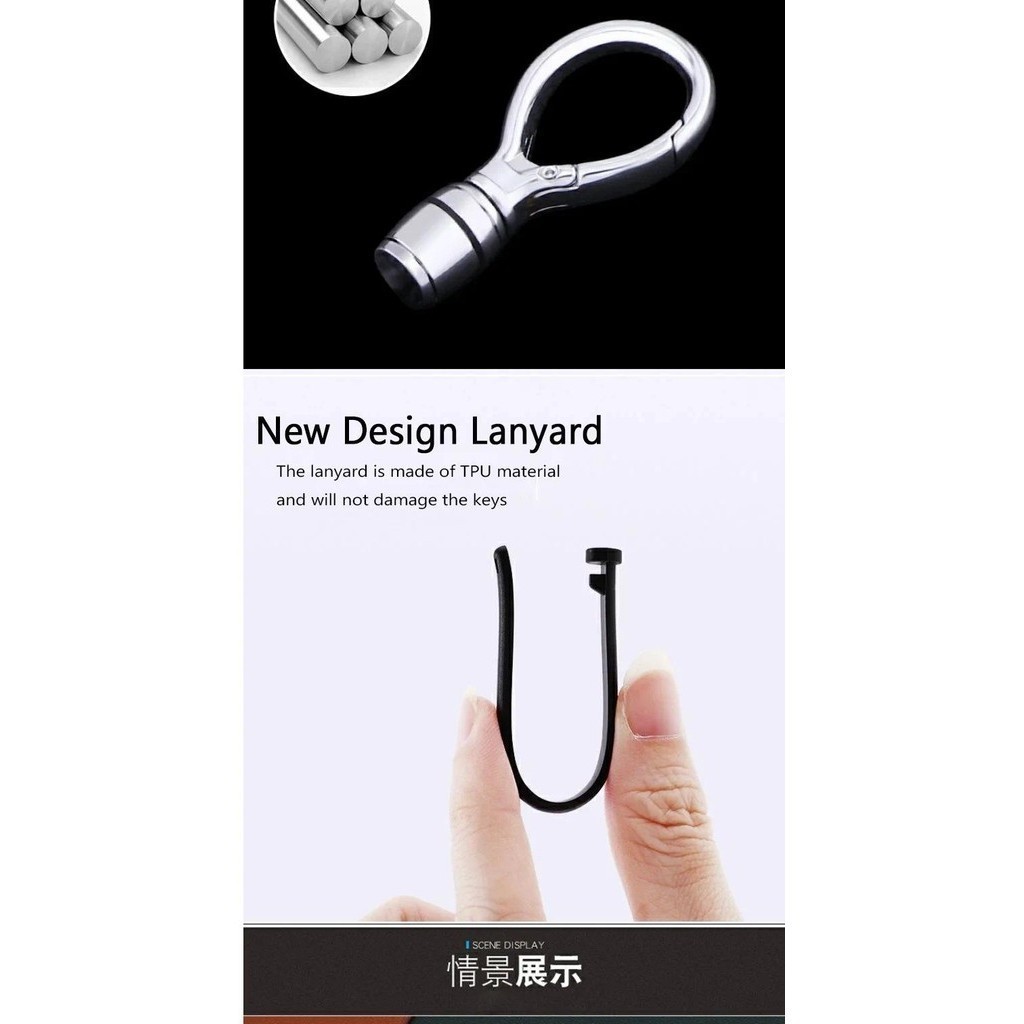 Car Key Chain Pendant Metal Simple Key Chain Men's Waist Hanging Buckle ...
