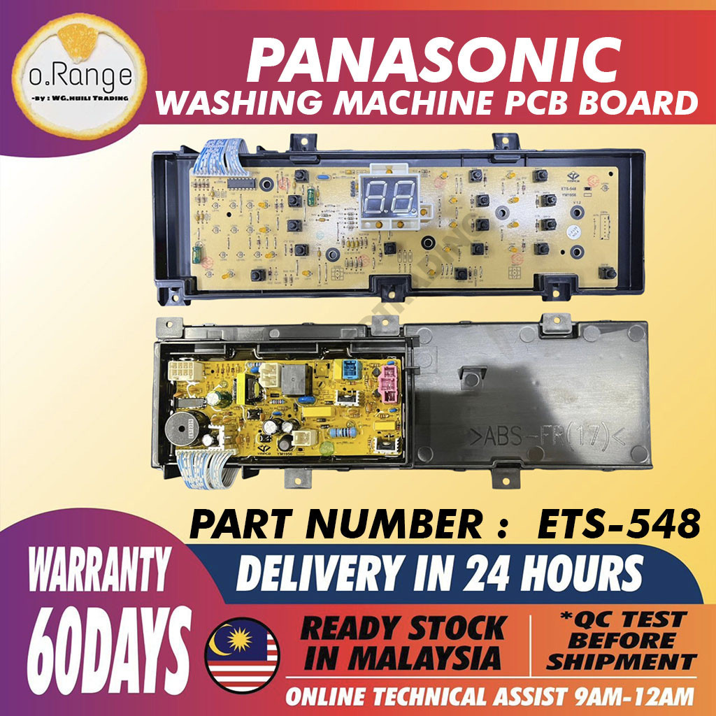 ETS-548 PANASONIC WASHING MACHINE PCB BOARD / CONTROL BOARD / PANEL ...