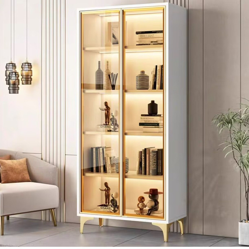Home Glass Display Bookcase Storage Cabinet | Shopee Malaysia