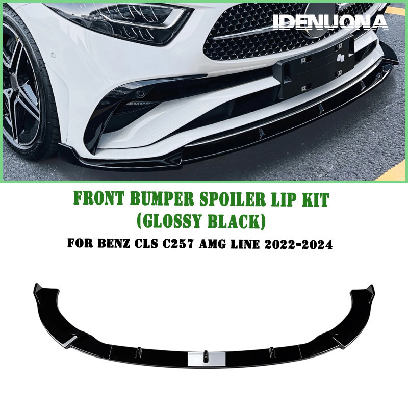 Front Spoiler Lip Lower Splitter Blade For Mercedes Benz CLS Class C257 ...