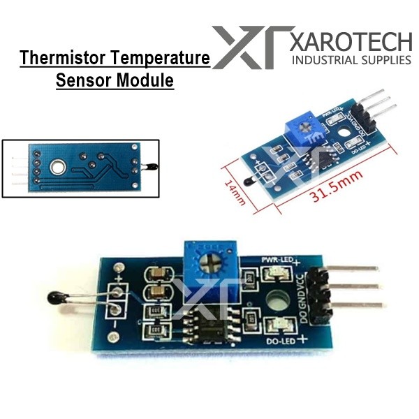 4-Pin NTC 10K Thermistor Ambient Temperature Digital Sensor Module ...