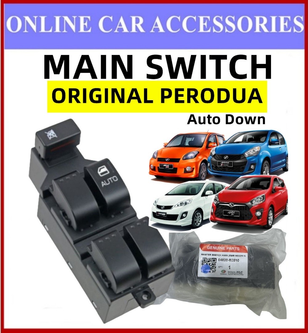 ORIGINAL Perodua Myvi / Alza / Viva Power Window Main Switch | Shopee ...