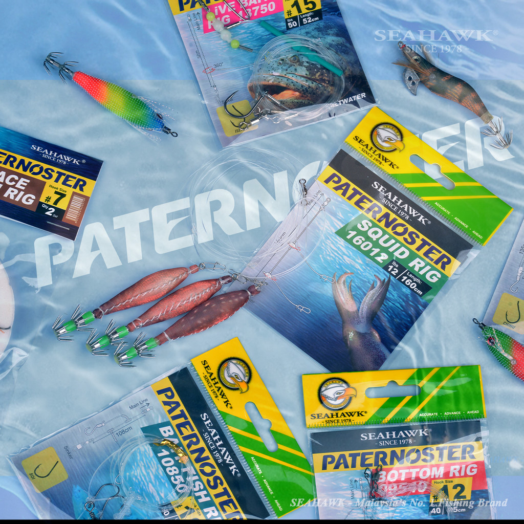 Seahawk Fishing Hooks PATERNOSTER RIG | Shopee Malaysia