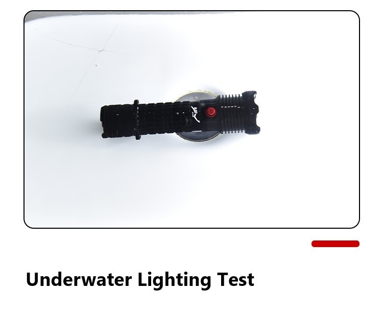 High Power LED Flashlight Professional Diving 800M Strong Light XHP199 ...