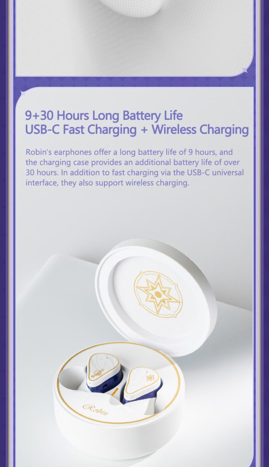 Moondrop x Honkai: Star Rail Robin, True Wireless Earbuds: Dual Drivers ...