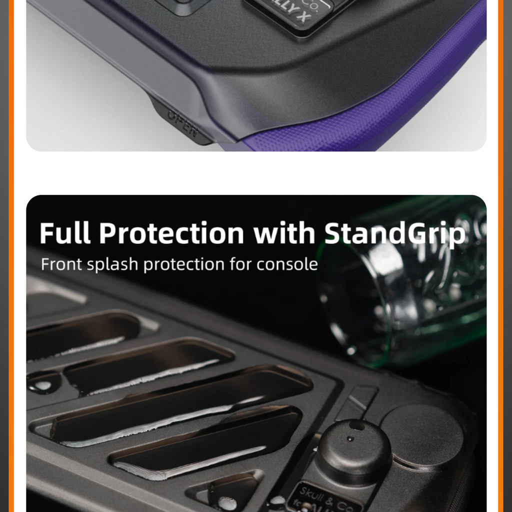 Skull & Co ROG ALLY X Hard Shell Front Cover (Only Compatible with ROG ...