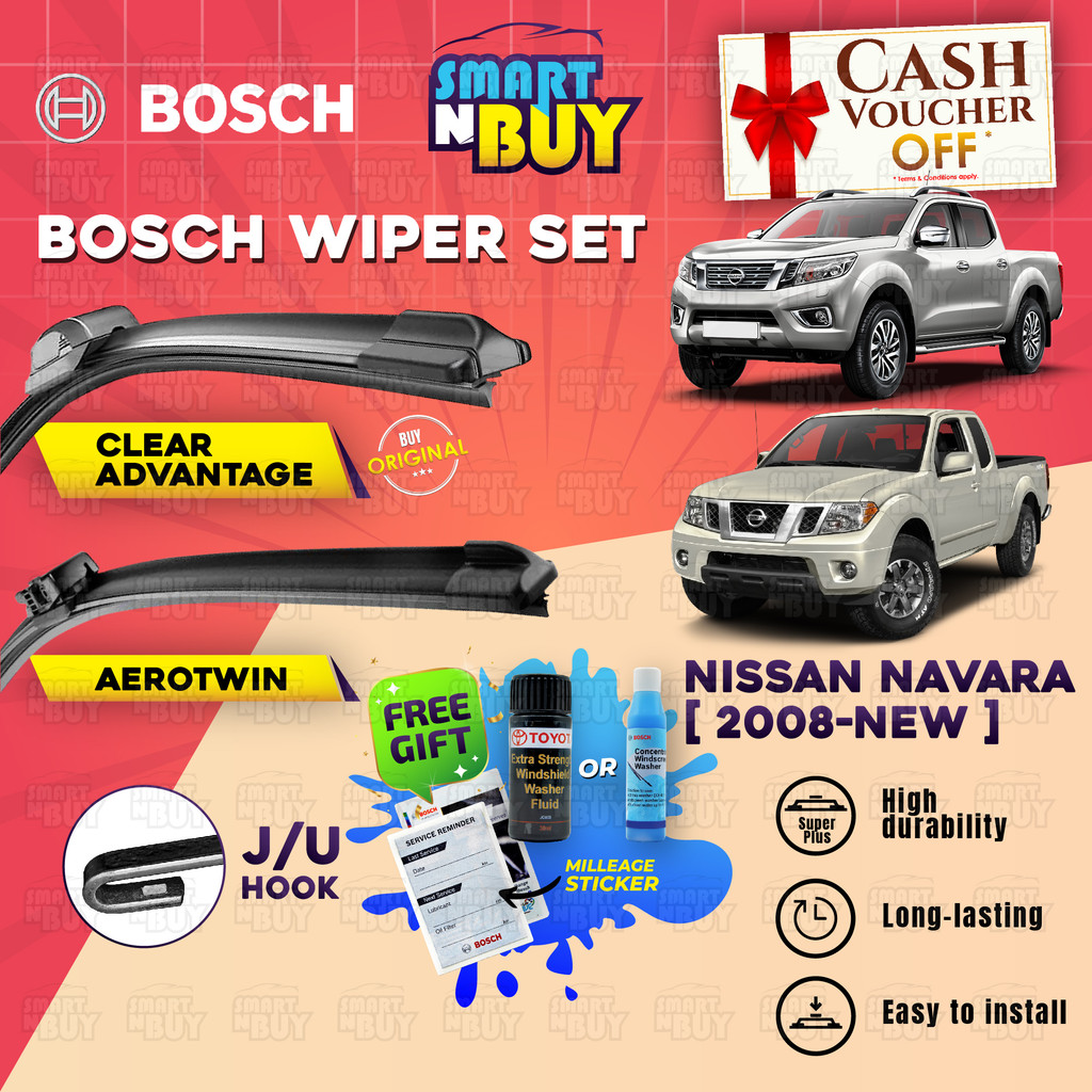 Bosch Clear Advantage Wiper Original Set Front Windshield Cleaner Air ...