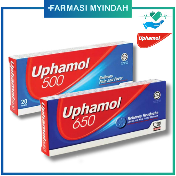 Uphamol Tablet 500mg/ 650mg 10 Tab (1 Strip) | Shopee Malaysia