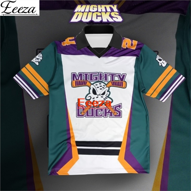 Eeeza PREMIUM JERSEY NFL MIGHTY DUCK Jersey Baju Tshirt Lelaki Lengan ...