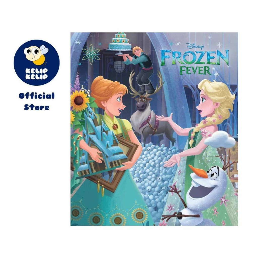 Disney Frozen Fever Giant Story Book For Kids To Read With Beautiful ...