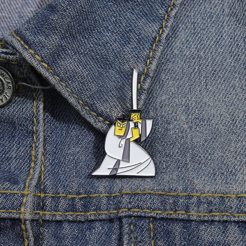 Samurai Jack Character Pins Anime Action Adventure TV Badges Brooch Pin ...